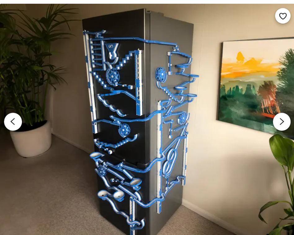 Create Your Own Infinity Trax: Modular Magnetic Wooden Marble Run – Di ...